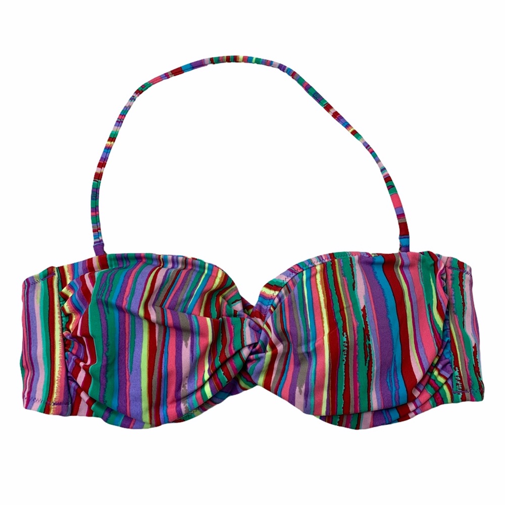 Victorias Secret Rainbow Convertible Bikini Top S - Gem